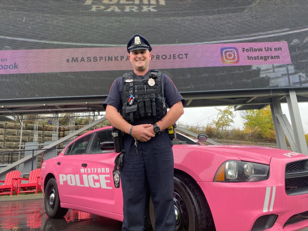 Westford Police Officer participates in Pink Patch Project - WestfordCAT