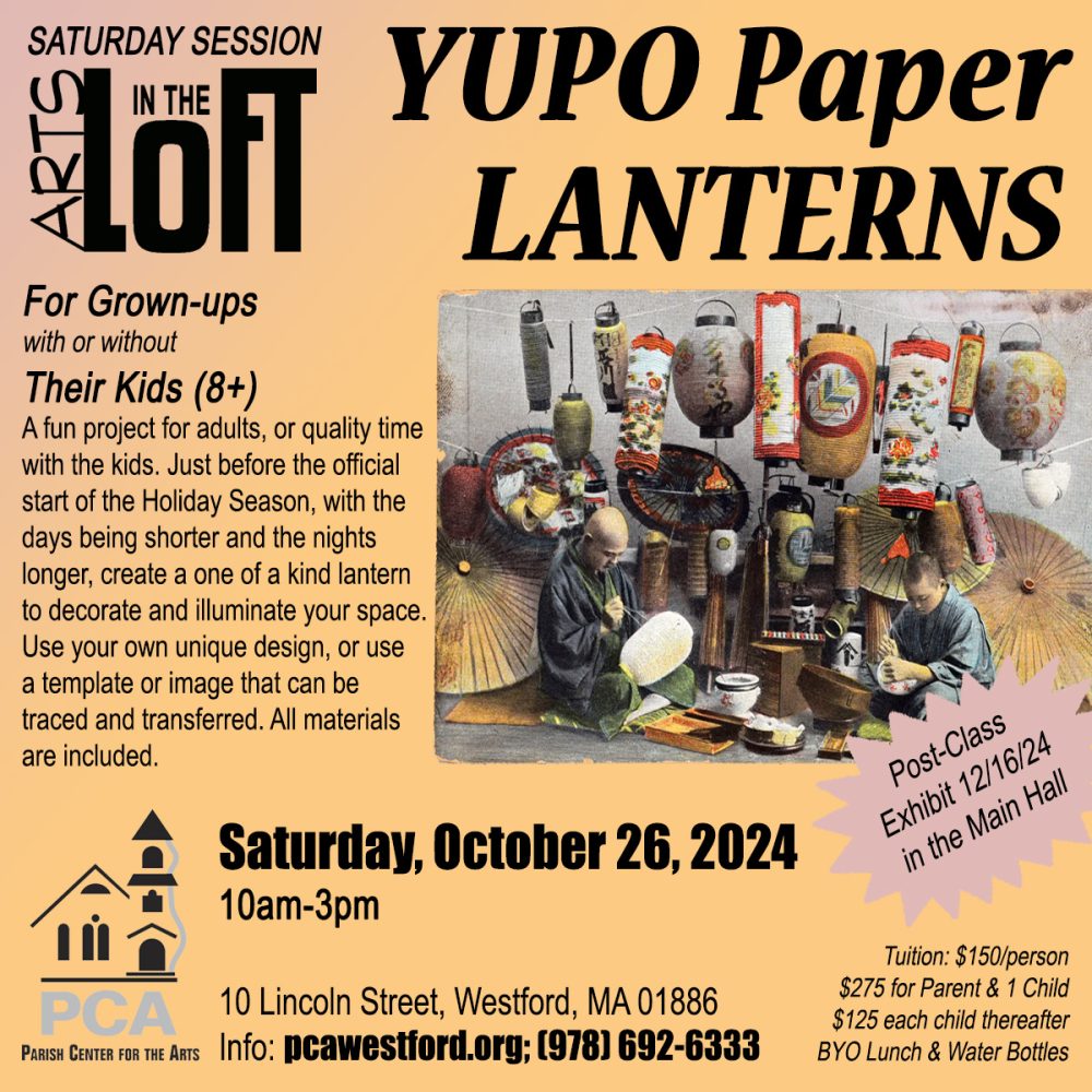 Arts-in-the-Loft Yupo Paper Lanterns - WestfordCAT