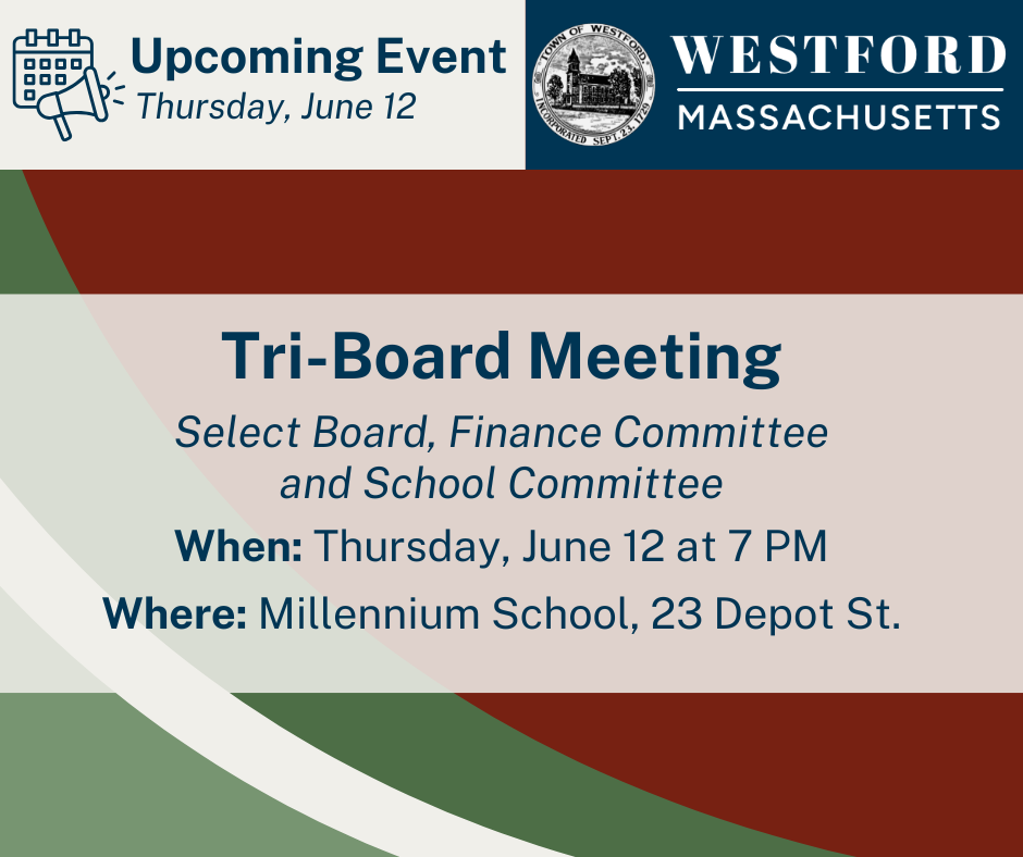 Tri-board meeting to be held this Thursday - WestfordCAT